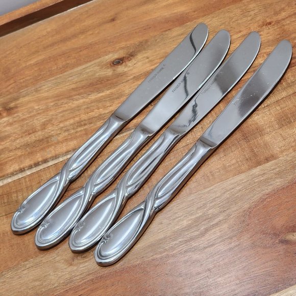 Farberware | Dining | 4 Farberware Trieste Dinner Knives 9 Twist Center ...